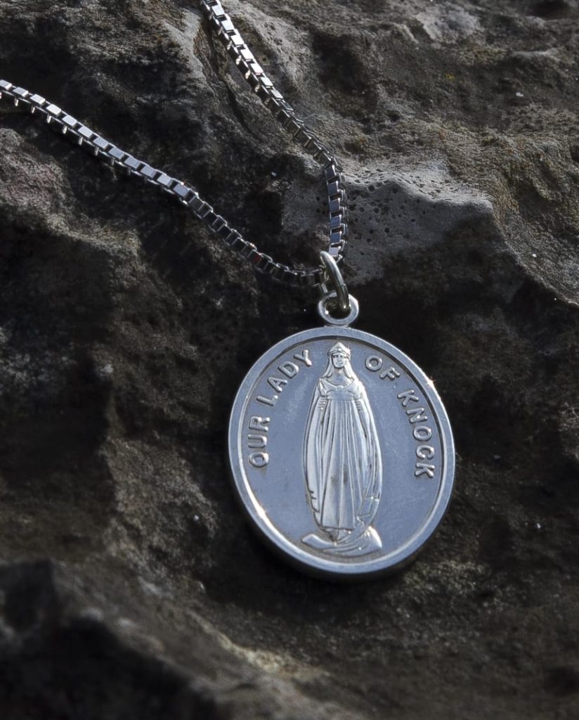 Knock Apparition 1" Sterling Silver Medal | Knock Shrine