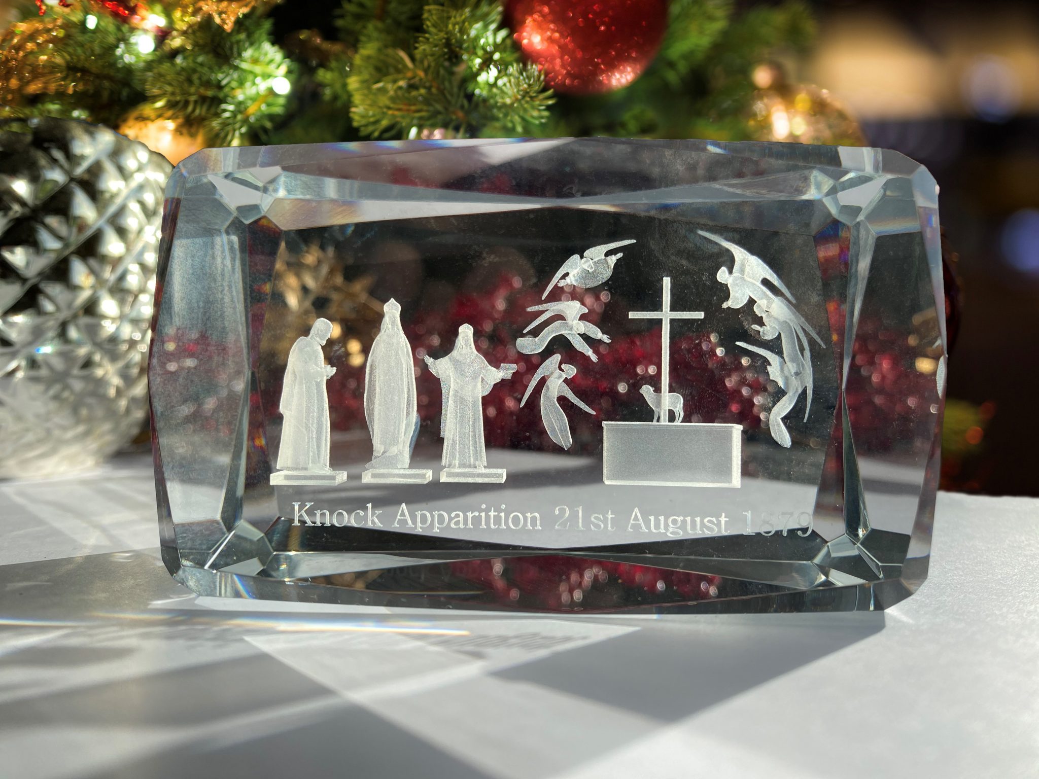Knock Apparition Crystal Block | Knock Shrine
