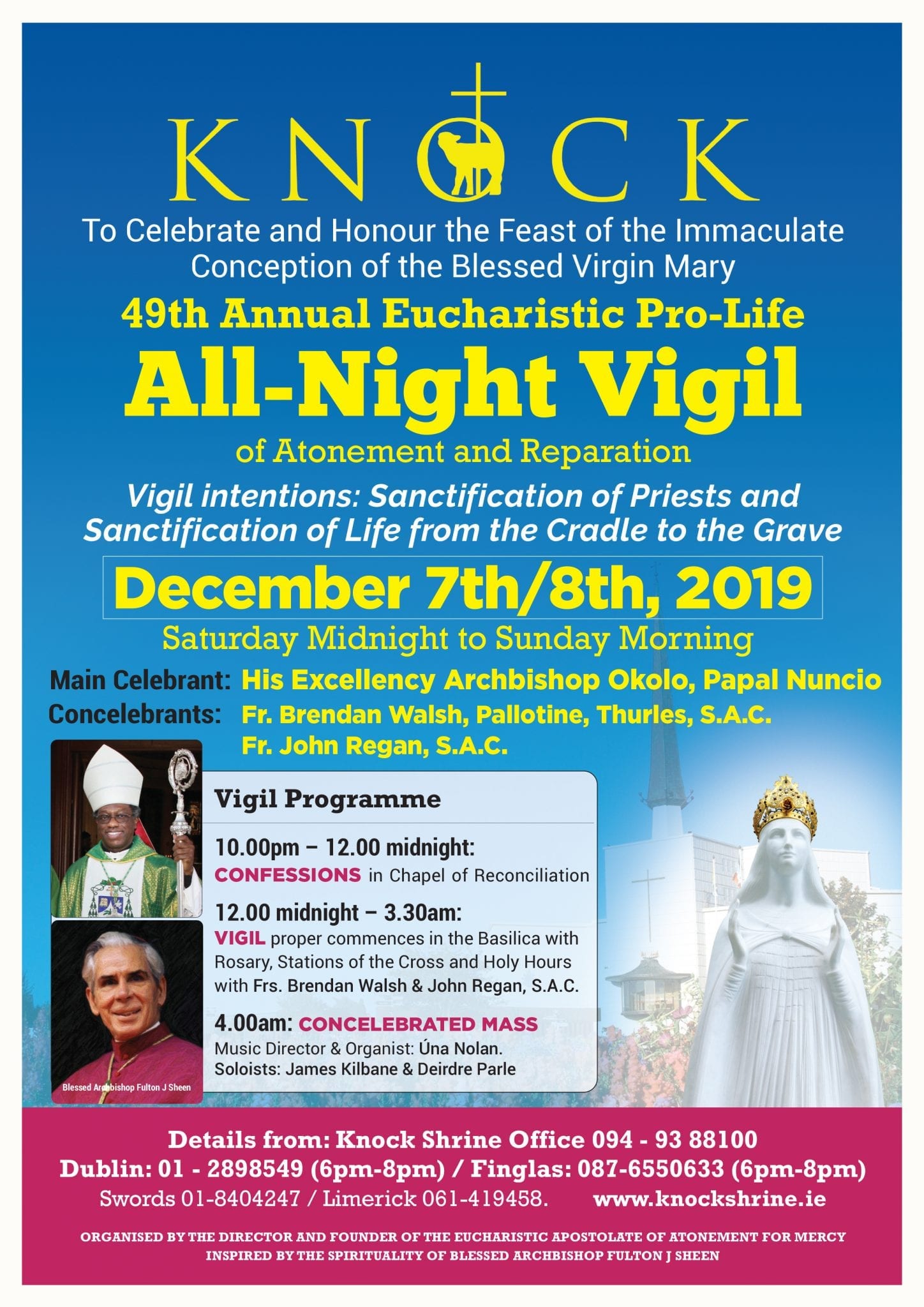 All Night Vigil - December 7th 2019 | Knock Shrine