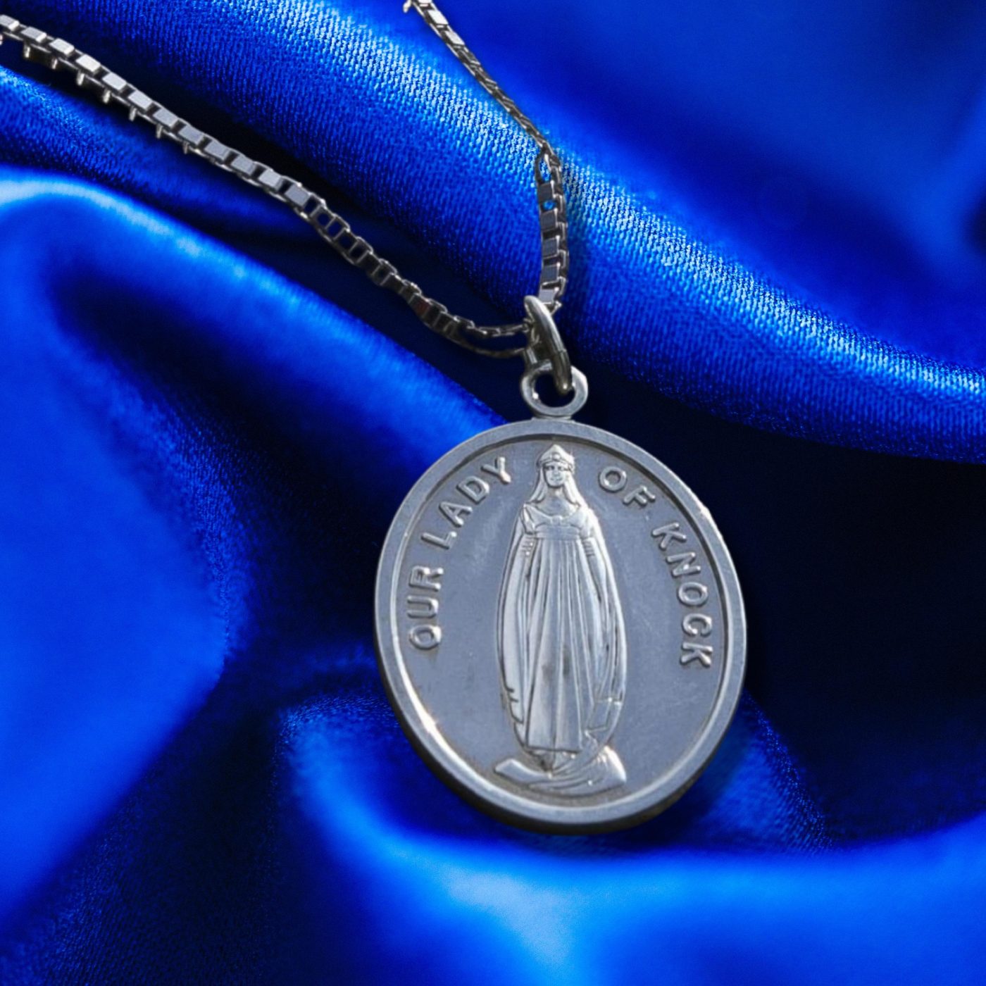 Knock Apparition 1" Sterling Silver Medal | Knock Shrine